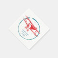 Airplane Personalized Napkins | Zazzle