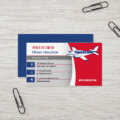 Airplane Pilot | Flight Business Card | Zazzle