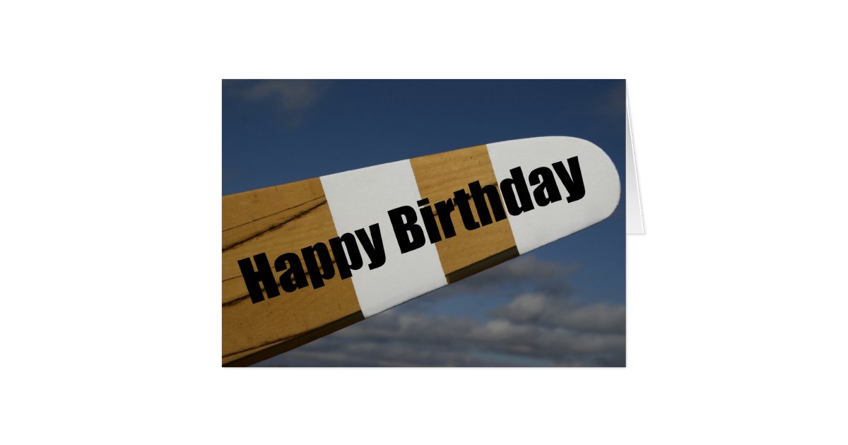Airplane Pilot Happy Birthday Card | Zazzle.com