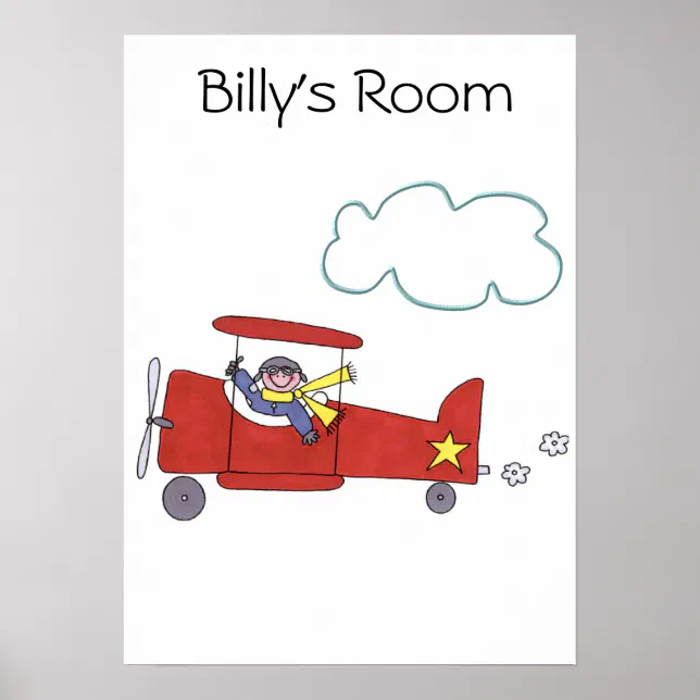Airplane Pilot Poster | Zazzle