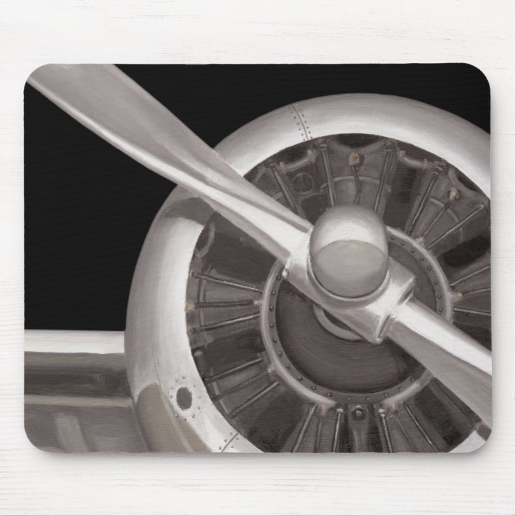 Airplane Propeller Closeup Mouse Pad | Zazzle