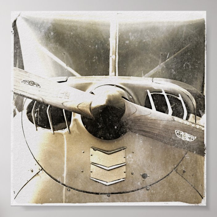 Airplane Propeller Poster | Zazzle.com
