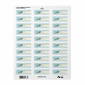Airplane Return Address Label | Zazzle