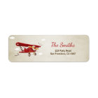 Airplane Return Address Label Plane Adventure | Zazzle