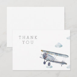 Airplane Thank You Card | Zazzle