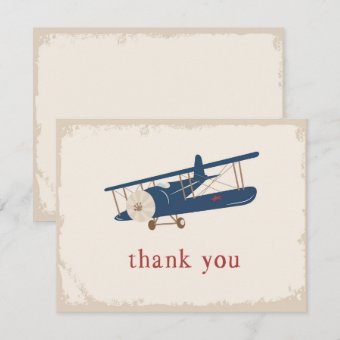Airplane Thank You Card | Zazzle