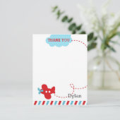 Airplane Thank You Card - Plane Aeroplane | Zazzle