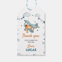 Airplane Thank You Tag | Zazzle