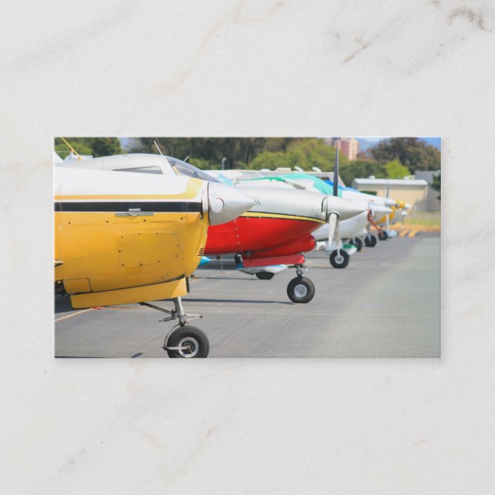 Airplanes business cards | Zazzle.com