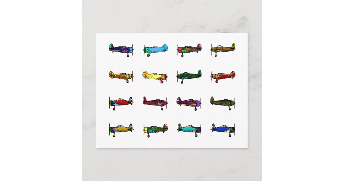 airplanes postcard | Zazzle.com