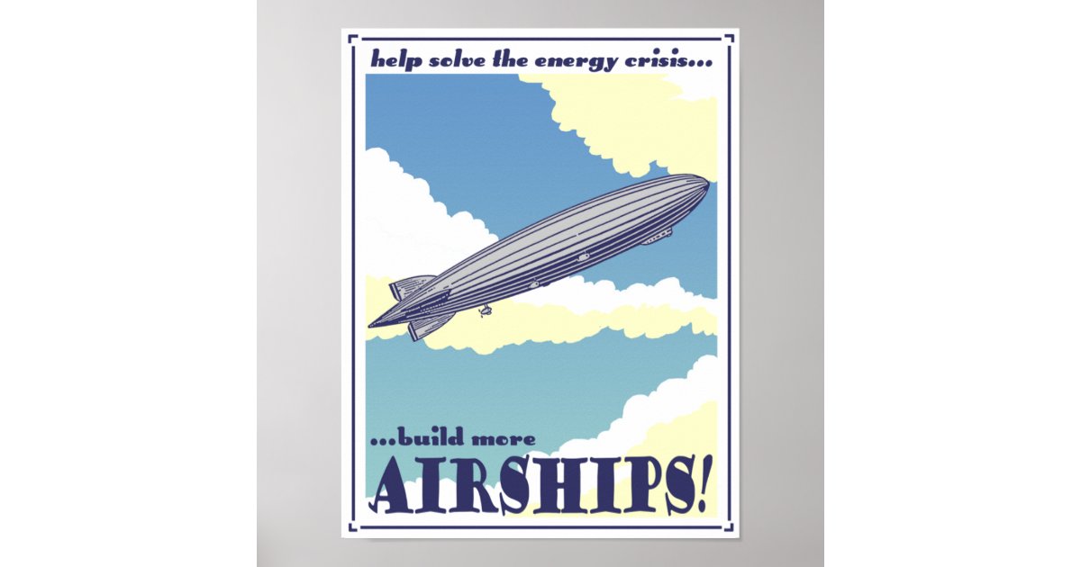 AIRSHIP Poster | Zazzle