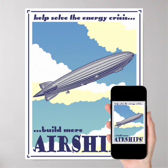 AIRSHIP Poster | Zazzle