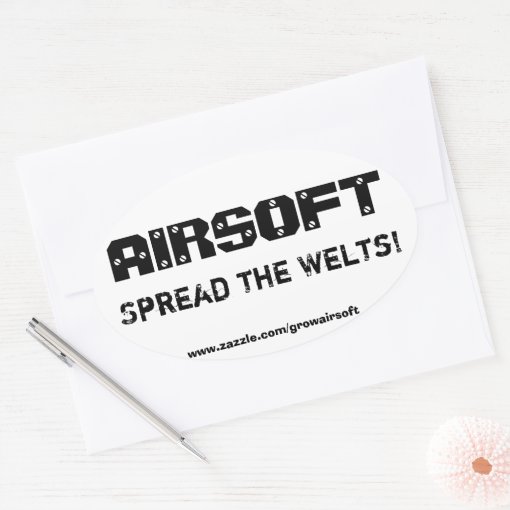 Airsoft "Spread the Welts" Bumper Sticker | Zazzle