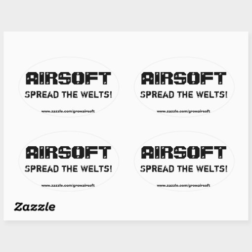 Airsoft "Spread the Welts" Bumper Sticker | Zazzle