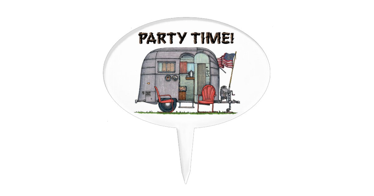 Airstream Cake Topper | Zazzle