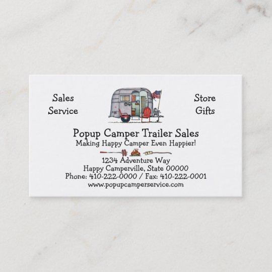 Airstream Trailer Business Card | Zazzle.com