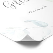 Airy Greenery and Gold Leaf Cards and Gifts Sign | Zazzle