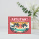 Aitutaki Cook Islands Retro Emblem Postcard | Zazzle