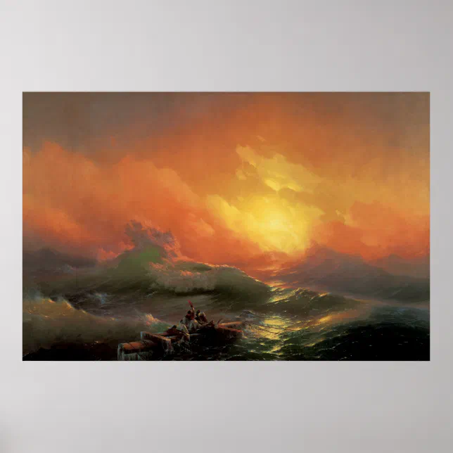 Aivazovsky, Ivan - The Ninth Wave Poster | Zazzle