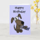 AJ- Funny Puppy Dog Playing Trumpet Cartoon Card | Zazzle