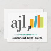 AJL logo and text Postcard | Zazzle