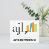 AJL logo and text Postcard | Zazzle