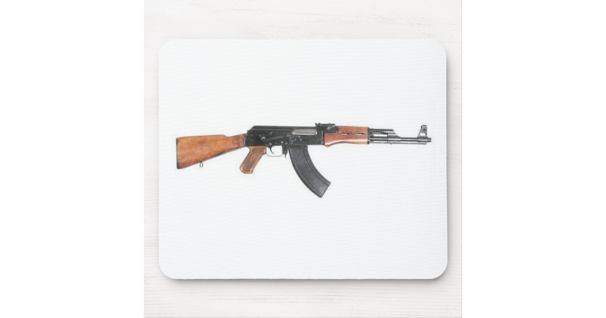 AK47 Assault rifle Mouse Pad | Zazzle