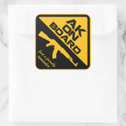 AK47 On Board Sticker | Zazzle