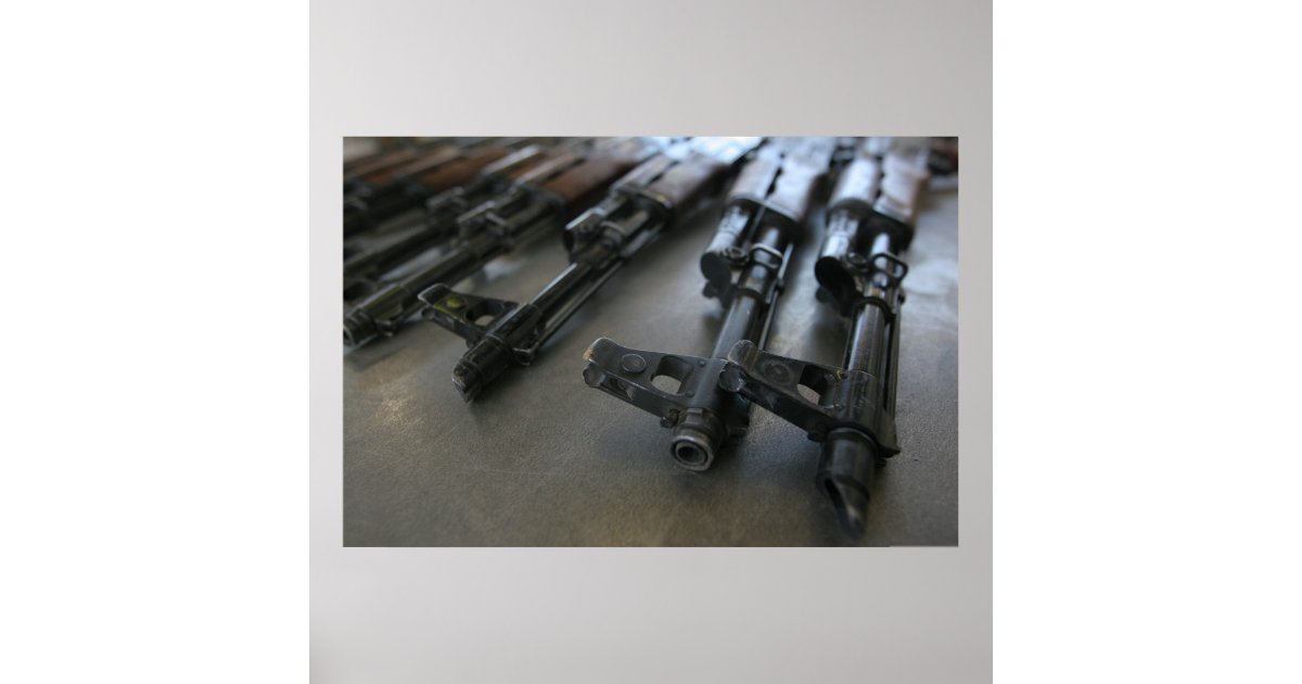 AK-47 Assault Rifles Poster | Zazzle