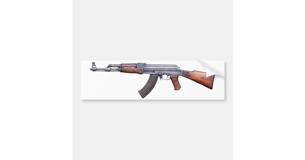 AK-47 BUMPER STICKER | Zazzle