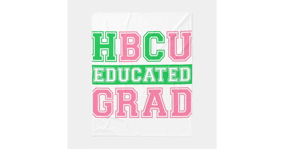 AKA HBCU Educated Grad 1908 AKA Fleece Blanket | Zazzle