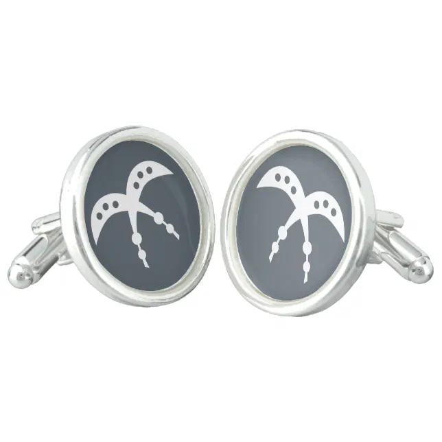 AKOFENA | Adinkra Symbol of Courage and Valor Cufflinks | Zazzle