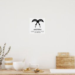 AKOFENA | Adinkra Symbol of Courage and Valor Poster | Zazzle