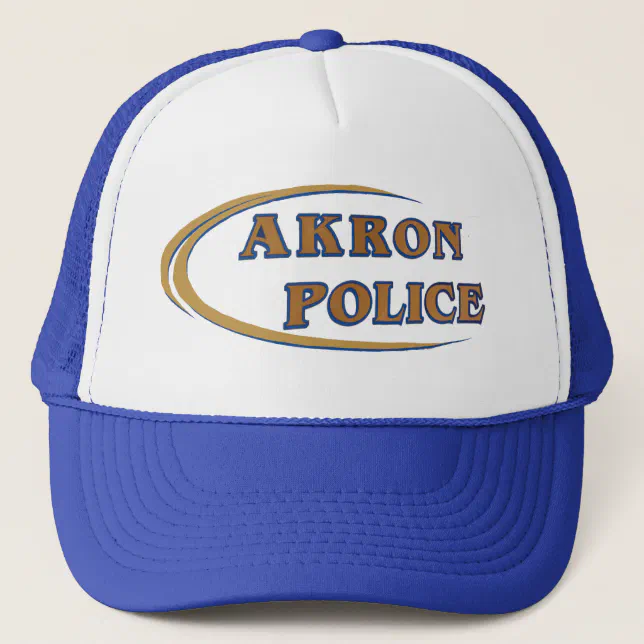 Akron Ohio Police Department Hat. Trucker Hat | Zazzle