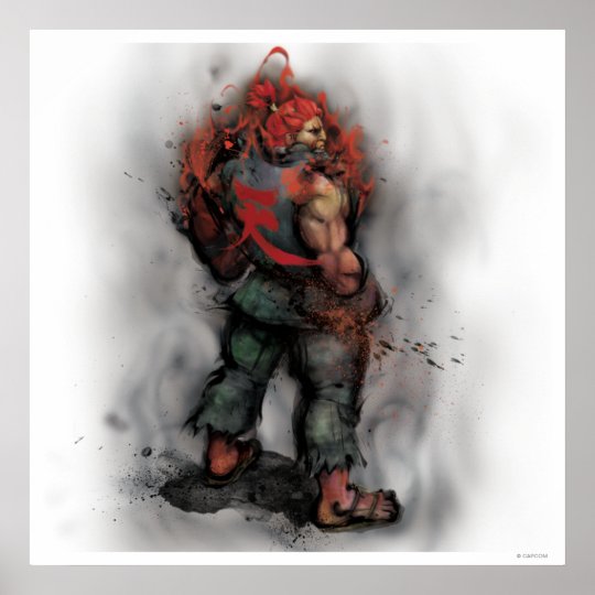 Akuma Back Poster | Zazzle.com