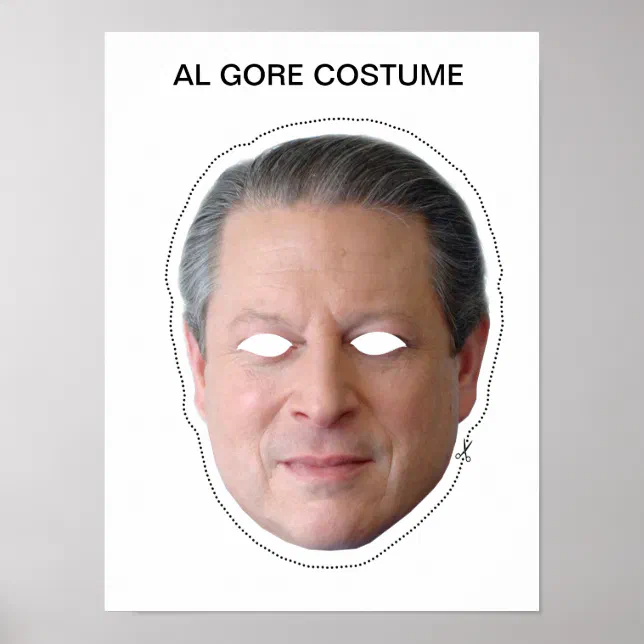 Al Gore Costume Poster | Zazzle