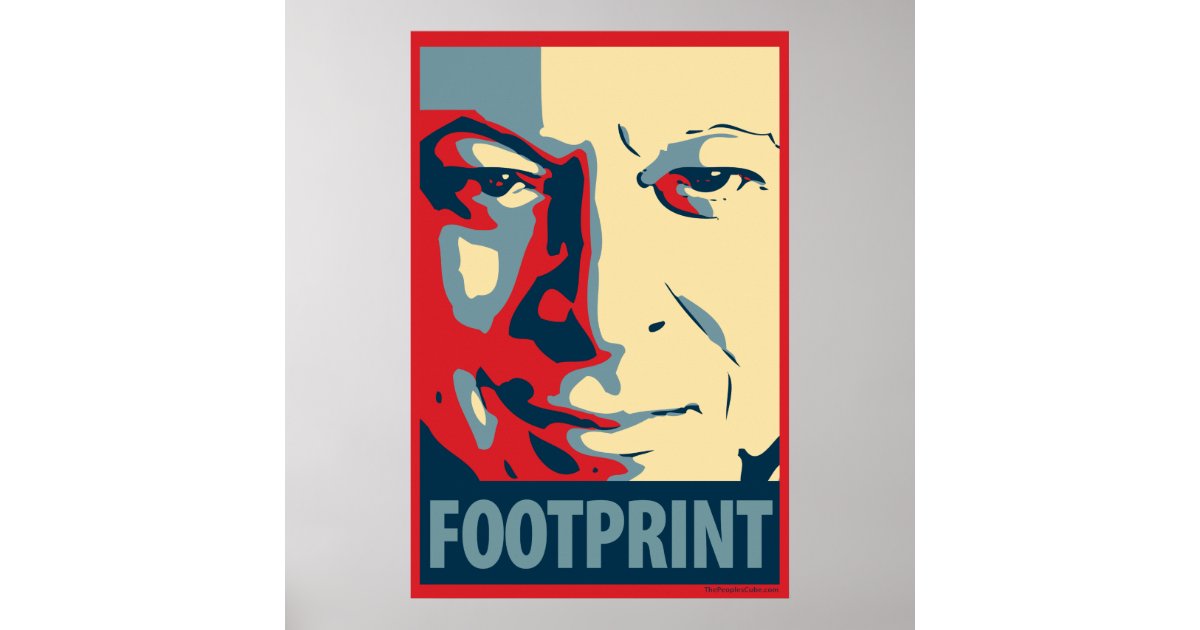 Al Gore - Footprint: OHP Poster | Zazzle