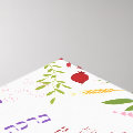 Al Hamichya Hebrew text with Modern Floral Frame Canvas Print | Zazzle