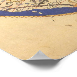 Al-Idrisi's World Map Poster | Zazzle