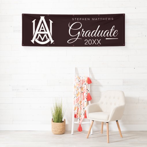 Alabama A&M | Graduation Banner | Zazzle