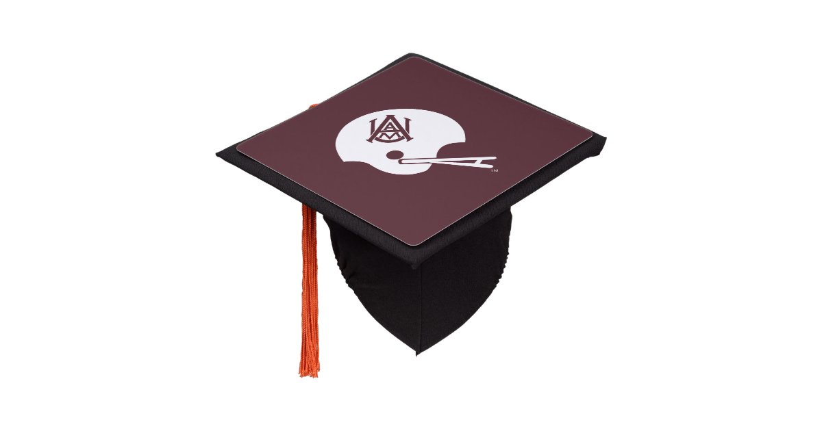 Alabama A&M Helmet Graduation Cap Topper | Zazzle