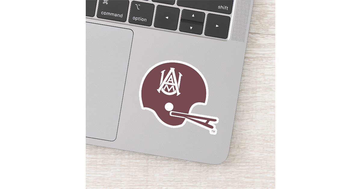 Alabama A&M Helmet Sticker | Zazzle