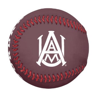 Alabama A&M Logo Baseball | Zazzle