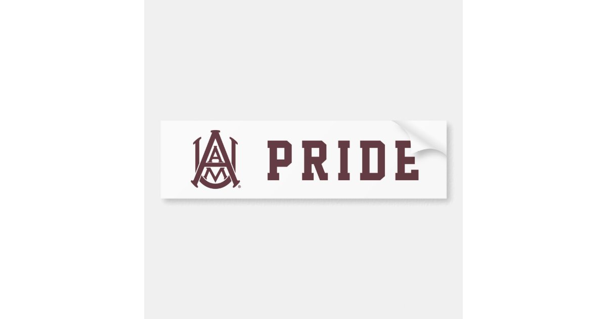 Alabama A&M Logo Bumper Sticker | Zazzle