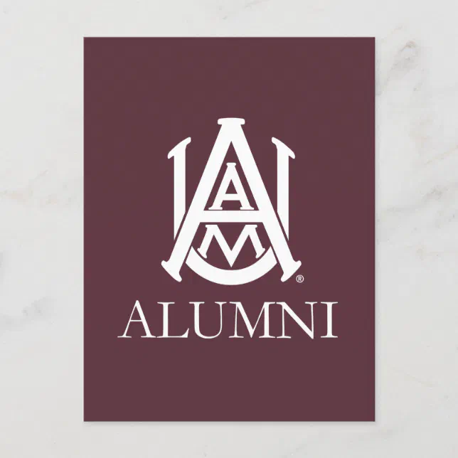 Alabama A&M University Alumni Invitation Postcard | Zazzle
