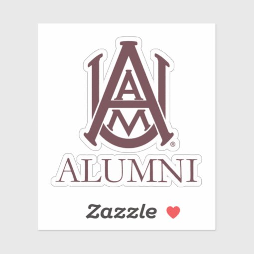 Alabama A&M University Alumni Sticker | Zazzle