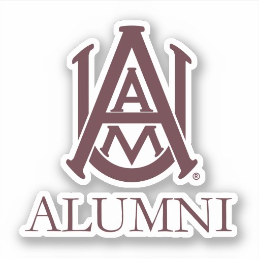 Alabama A&M University Alumni Sticker | Zazzle