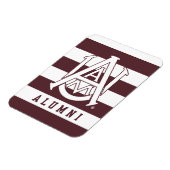 Alabama A&M University Alumni Stripes Magnet | Zazzle