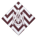 Alabama A&M University Chevron Graduation Cap Topper | Zazzle