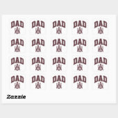 Alabama A&M University Dad Square Sticker | Zazzle